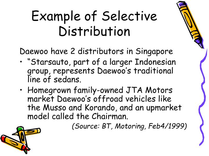 Selective Distribution