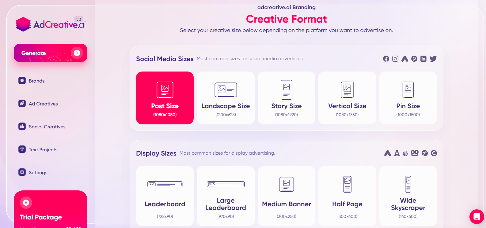 Generate High-Converting Ad Creatives with AdCreative.ai